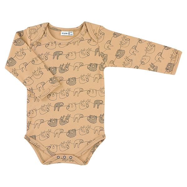 trixie有機棉長袖包屁衣 86-92cm 慢慢樹懶 | 誠品線上