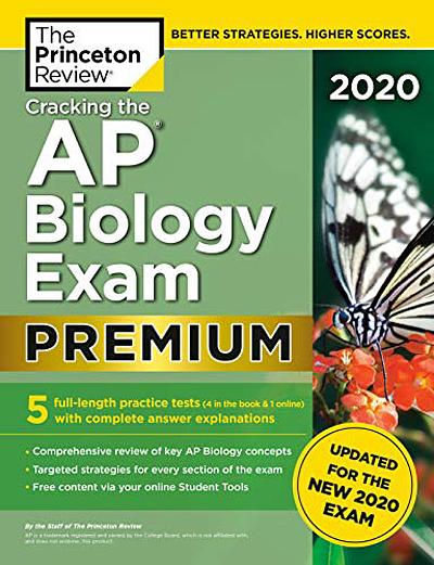Cracking the AP Biology Exam 2020: 5 Practice Tests+Complete Content ...