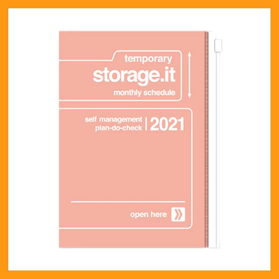 2021 MARK'S Monthly Notebook Storage.It B6 Pink | 誠品線上