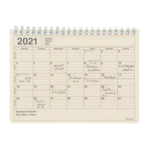 2021 MARK'S Notebook Calendar S Ivory | 誠品線上