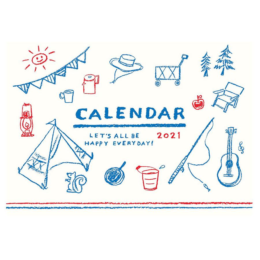 2021 RYU-RYU Wall Calendar Illustration Life | 誠品線上