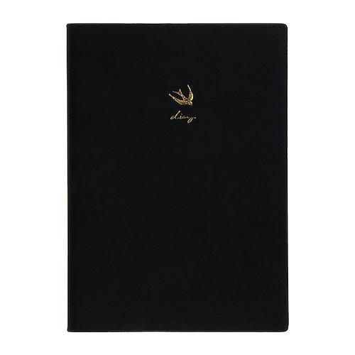 2021 MARK'S Weekly Block Diary B6 One Point Swallow Black | 誠品線上