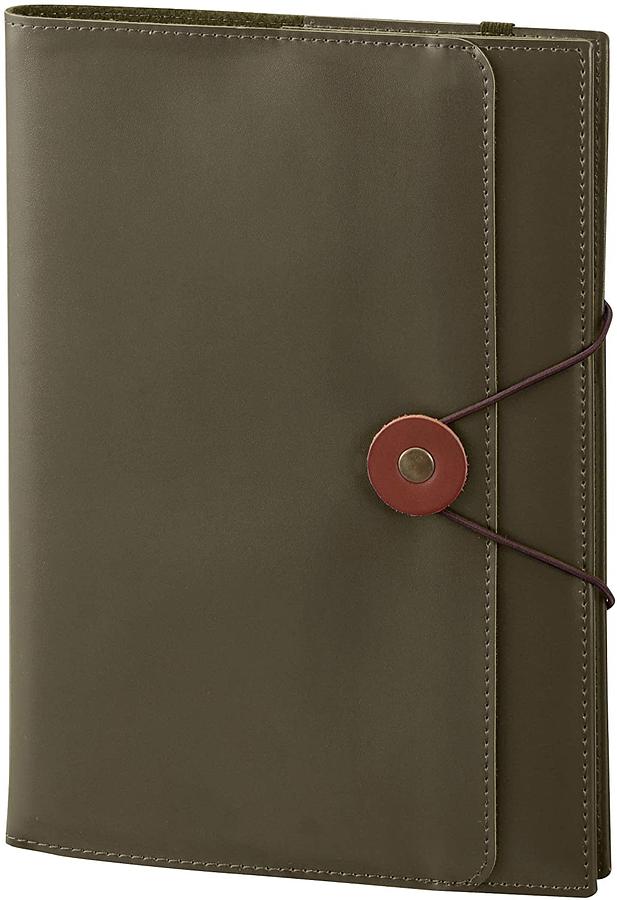 2021 Raymay A5合皮束帶手帳 橄欖綠 | 誠品線上