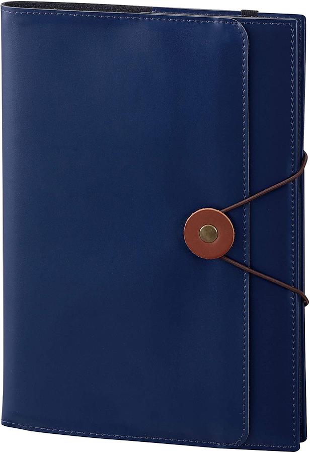 2021 Raymay A5合皮束帶手帳 深藍 | 誠品線上