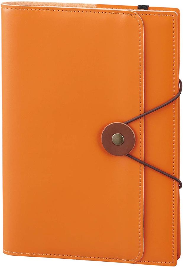 2021 Raymay B6合皮束帶手帳 橘 | 誠品線上