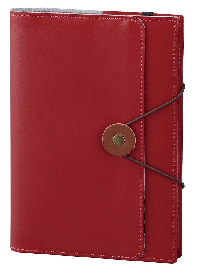 2021 Raymay B6合皮束帶手帳 紅 | 誠品線上