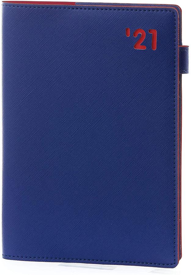 2021 Raymay B6彩邊合皮手帳 深藍 | 誠品線上