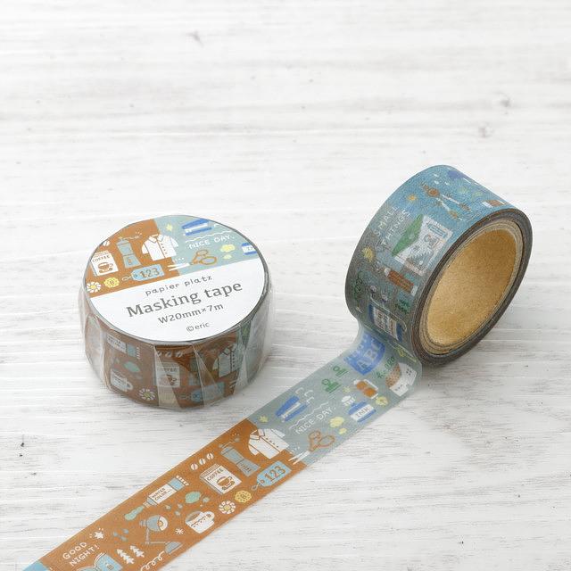 日本 PAPIER PLATZ Eric 和紙裝飾膠帶 色彩繽紛 | 誠品線上