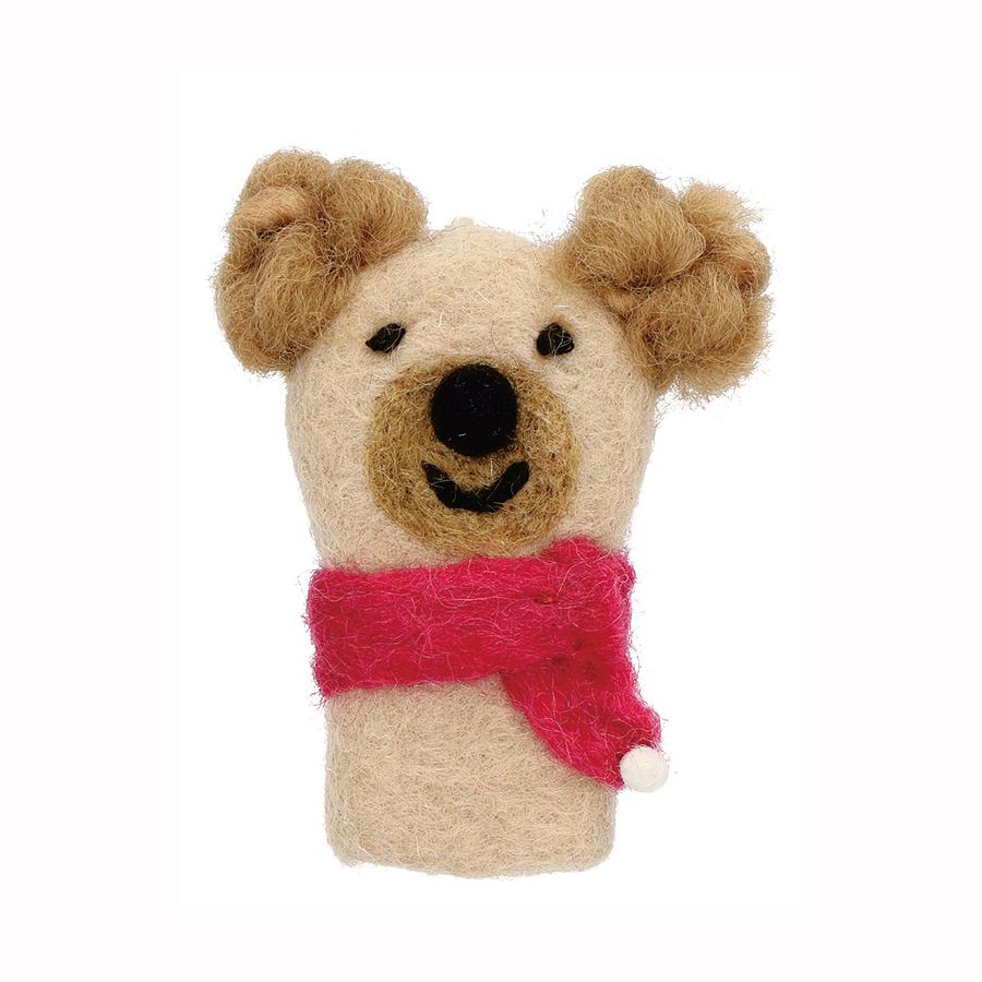 MARK'S Mococo Felt Finger Puppet Bear | 誠品線上