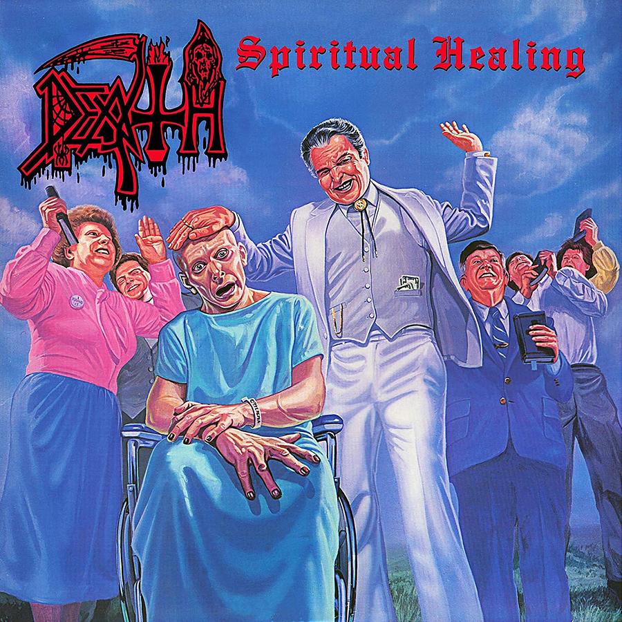 Spiritual Healing (Pinwheels Cyan Blue with Blood Red, Black, White ...