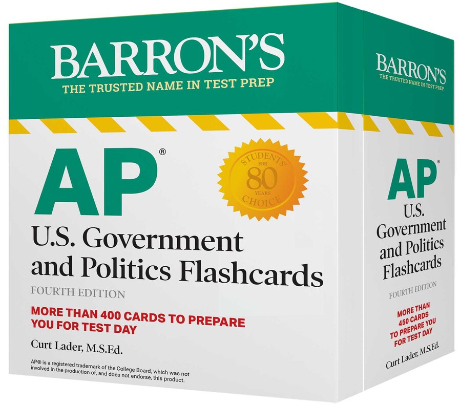 AP U.S. Government and Politics Flashcards (4 Ed.) | 誠品線上
