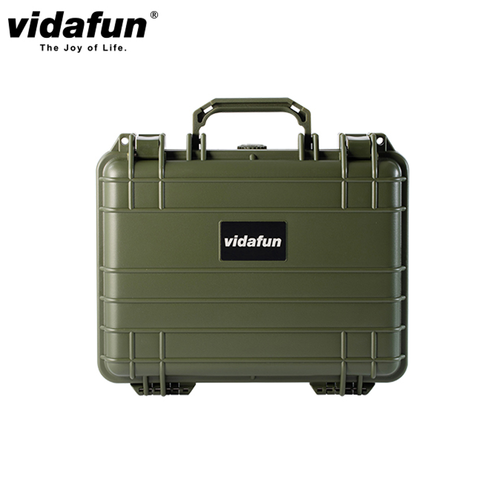 vidafun V12 防水耐撞提把收納氣密箱 綠 贈乾燥劑(120克)6入+再加送1片泡棉 | 誠品線上