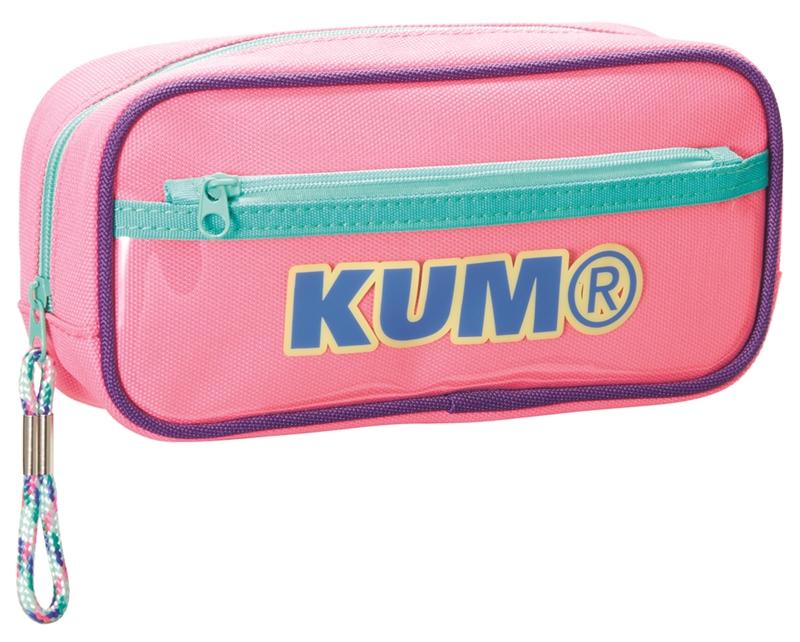 Raymay KUM拚色筆袋 粉紅 | 誠品線上