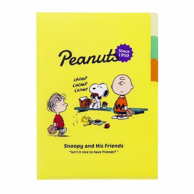 sun-star A5 3P資料夾 史努比 午餐時間 Good Friends | 誠品線上