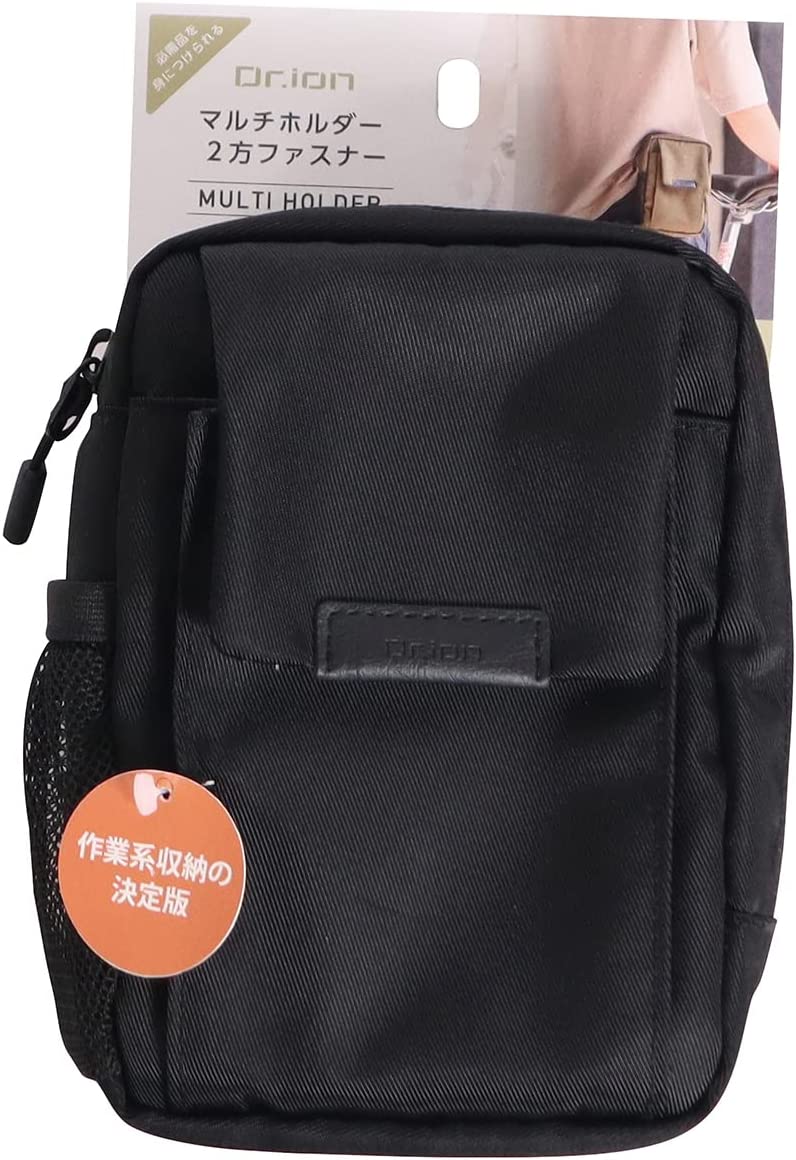 KUTSUWA Dr.ion 2向拉鍊多功能工作袋 黑 | 誠品線上