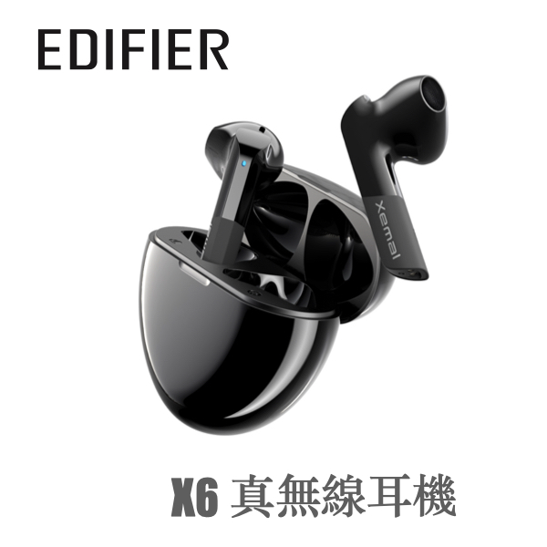 EDIFIER X6真無線藍牙耳機 黑色 | 誠品線上