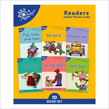 Phonic Books Dandelion Readers Set 3 Units 1-10 Sit on It (Alphabet ...