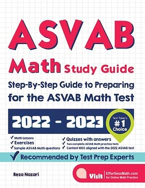 ASVAB Math Study Guide: Step-By-Step Guide to Preparing for the ASVAB ...