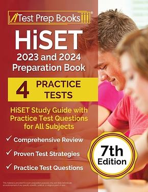 HiSET 2023 and 2024 Preparation Book: HiSET Study Guide with Practice ...