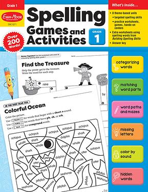 Spelling Games and Activities, Grade 1 Teacher Resource | 誠品線上