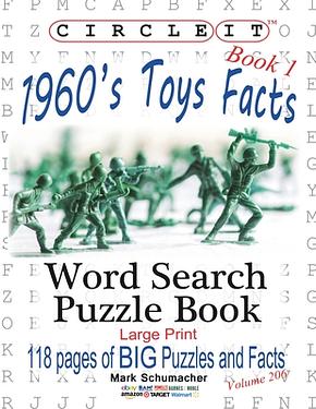 Circle It, 1960s Toys Facts, Book 1, Word Search, Puzzle Book | 誠品線上