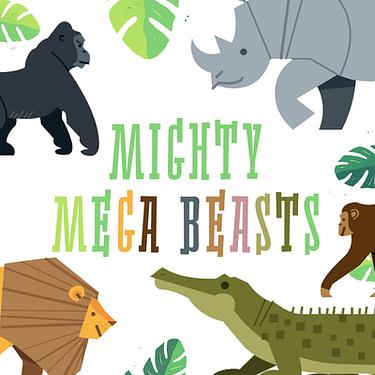 Mighty Mega Beasts: A Lift-The-Flap Book | 誠品線上