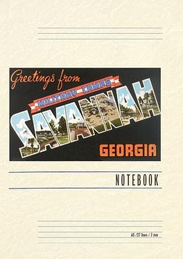 Vintage Lined Notebook Greetings from Savannah | 誠品線上